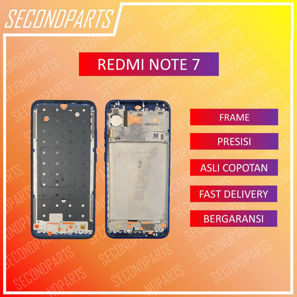 Jual FRAME MIDDLE TULANG TENGAH RANGKA LCD REDMI NOTE 7 ORIGINAL ...