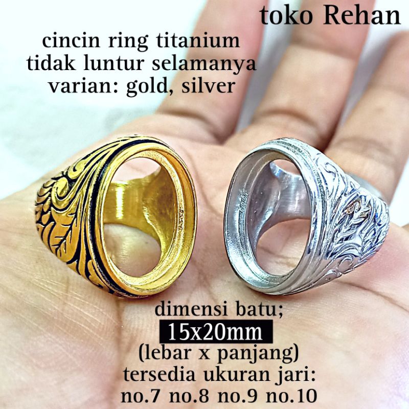 Jual CINCIN RING EMBAN TITANIUM SUPER | Shopee Indonesia