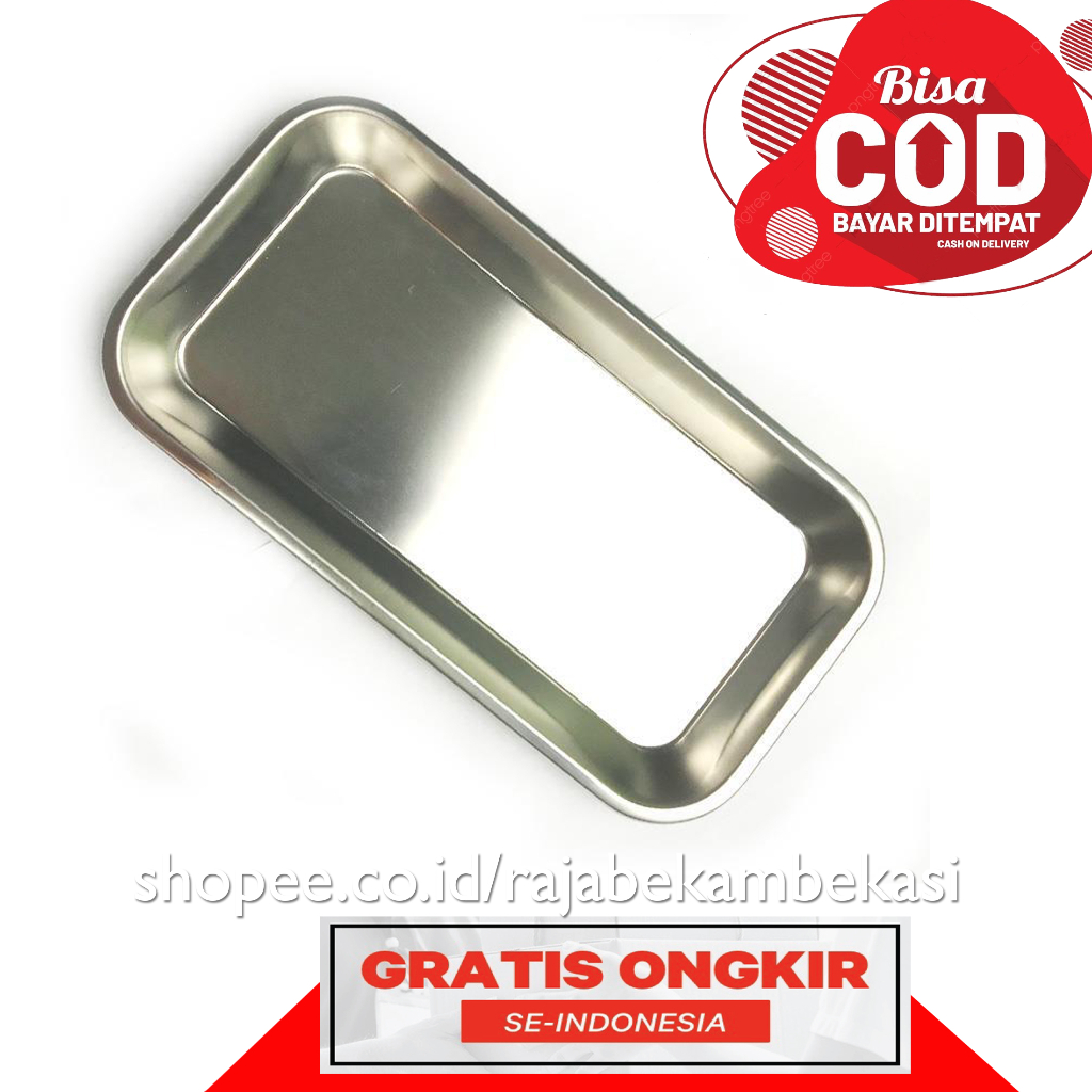 Jual Nampan baki instrument Dentis /Nampan Baki Gigi / Nierbeken tray ...