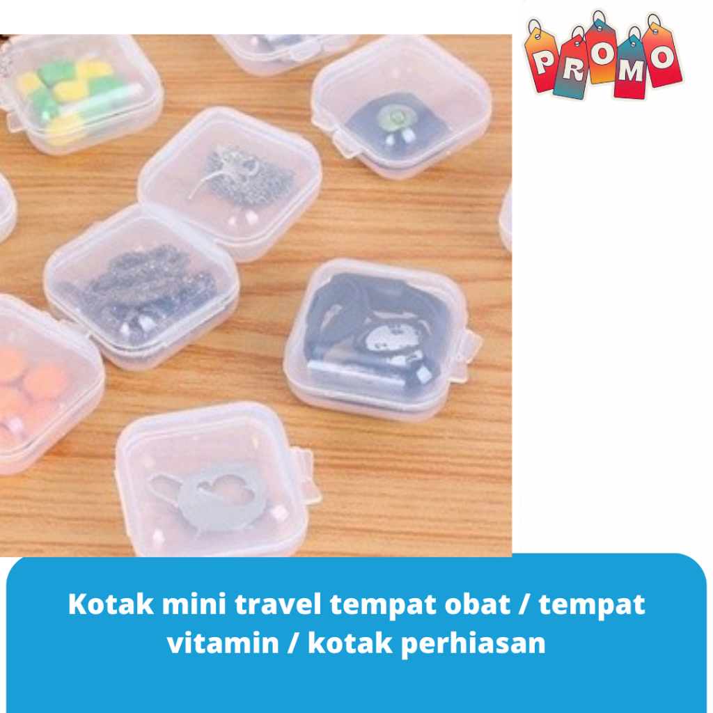 Jual Kotak Mini Plastik Tempat Perhiasan Kotak Kecil Organizer ...