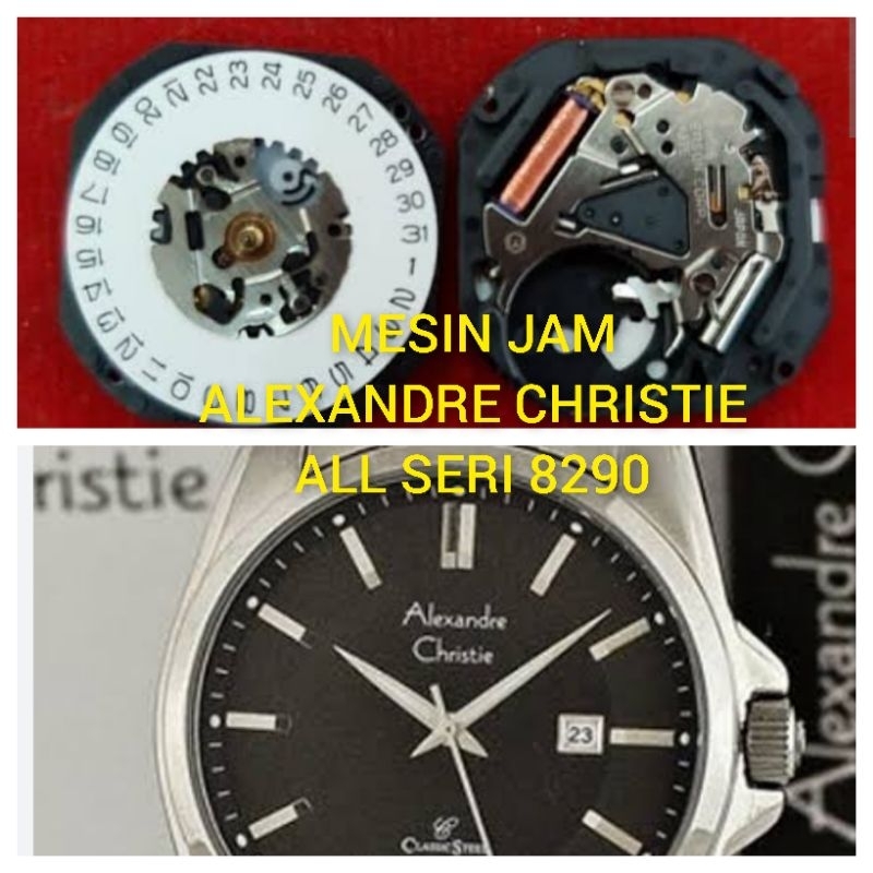 Jual Mesin jam tangan Alexandre Christie AC 8290 All seri Original ...