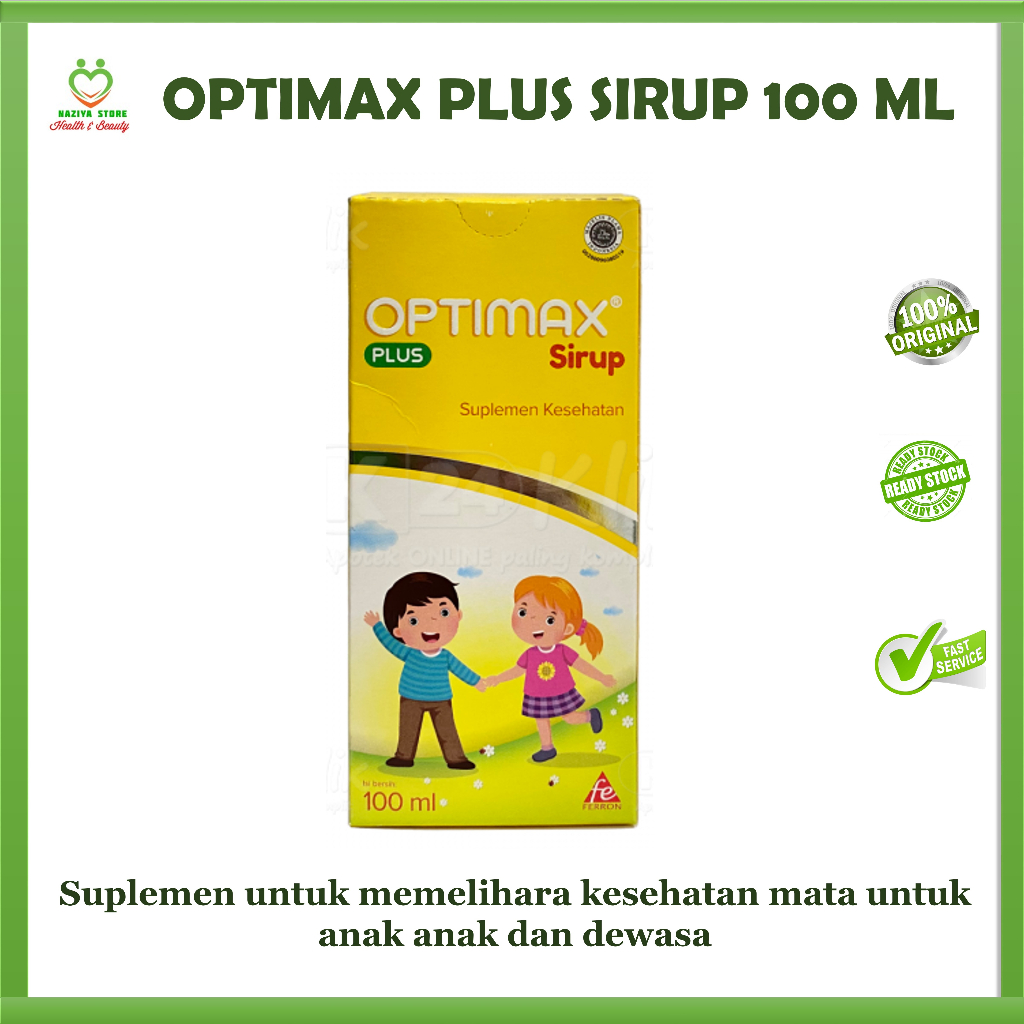 Jual OPTIMAX PLUS SIRUP 100 ML - Vitamin Untuk memelihara kesehatan ...