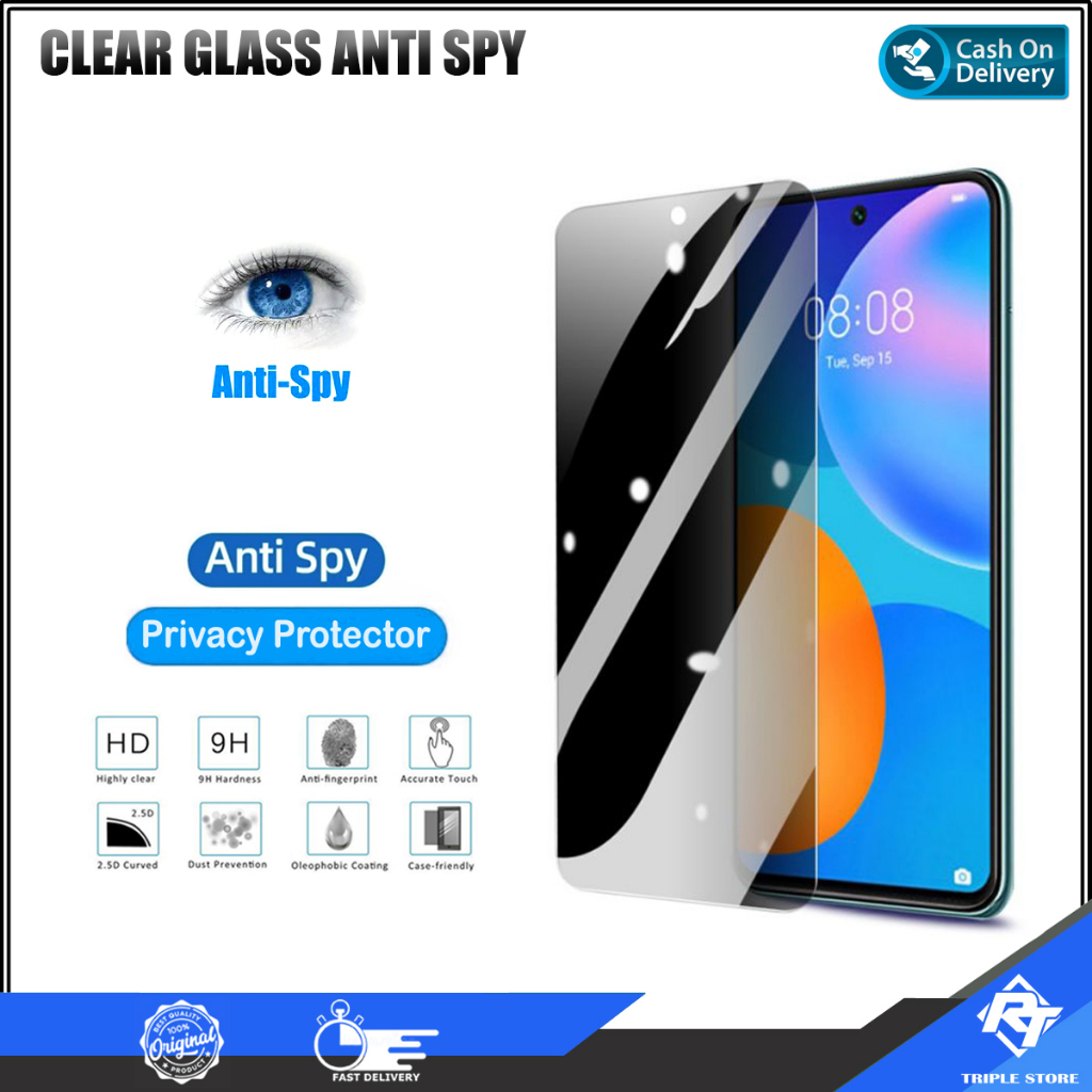 Jual Tempered Glass Anti Spy Clear Tanpa List Xiaomi Poco M6 Pro M5 M5s