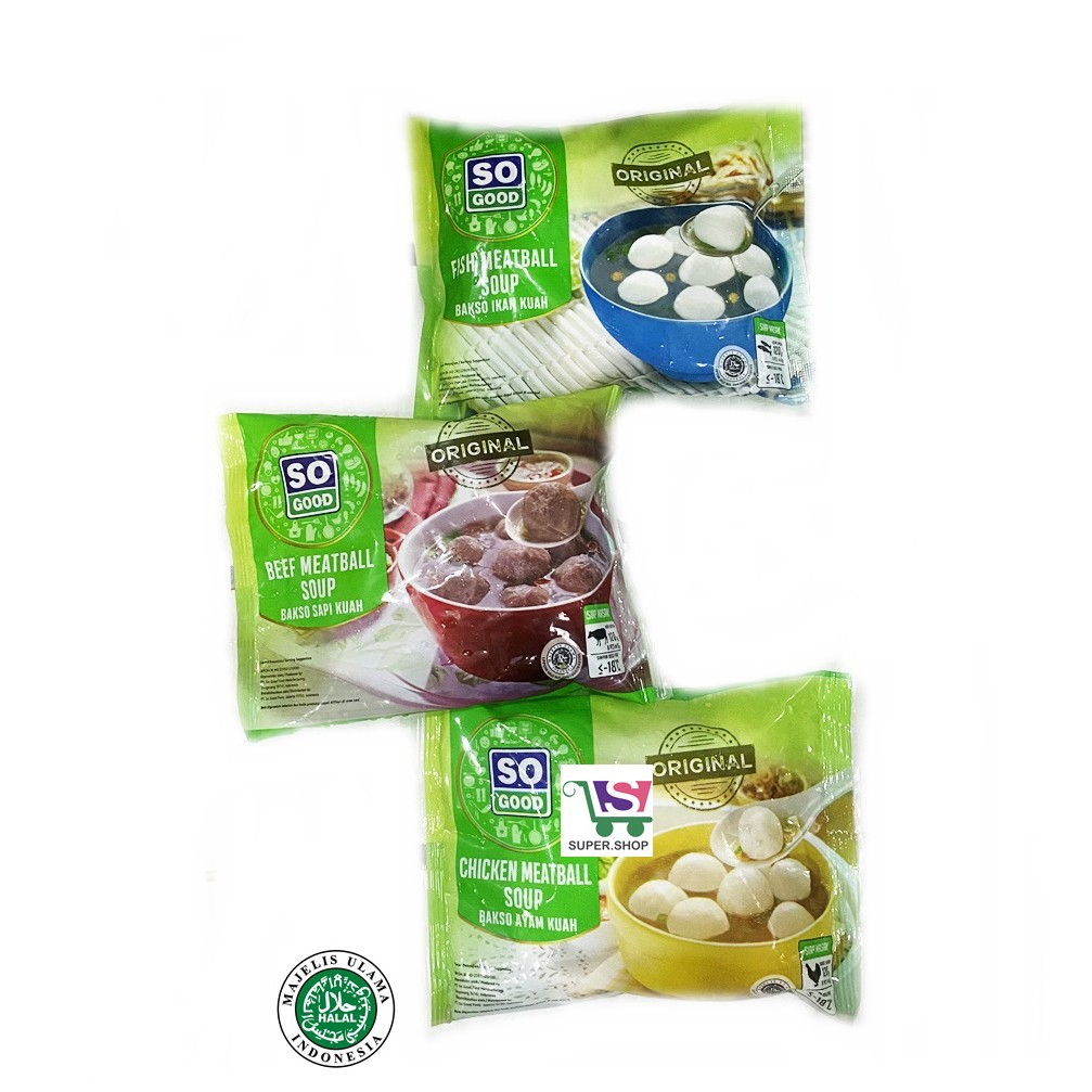 Jual SO GOOD BAKSO AYAM - BAKSO SAPI KUAH - BAKSO IKAN KUAH Exp. Mei ...