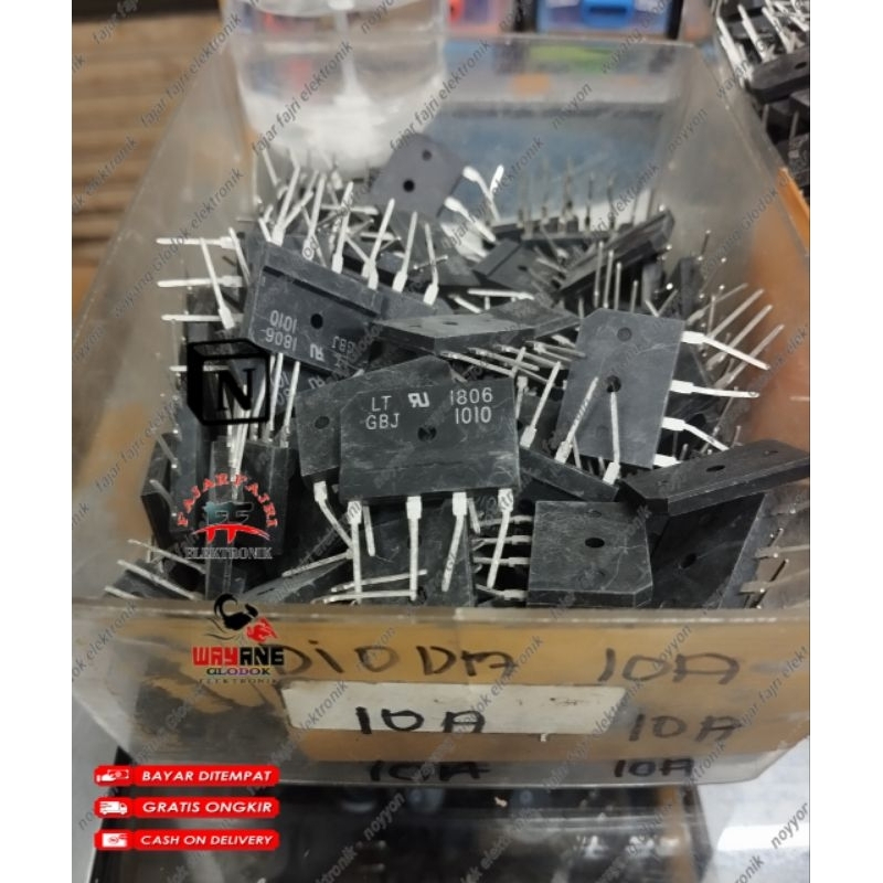 Jual Dioda sisir 1010 Diode 4 kaki 10 Ampere | Shopee Indonesia