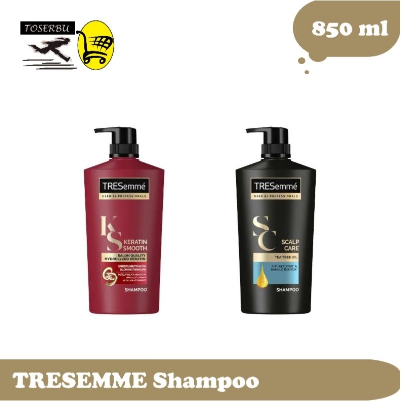 Jual TRESEMME Shampoo - Keratin Smooth / Scalp Care 850ml | Shopee ...