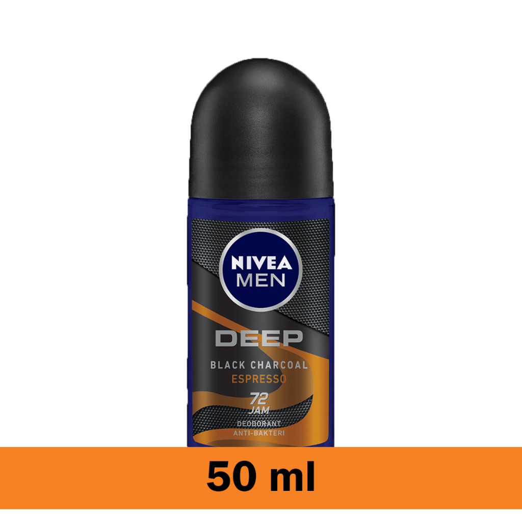 Jual Nivea men deep espresso deodorant roll on 50 ml | Shopee Indonesia
