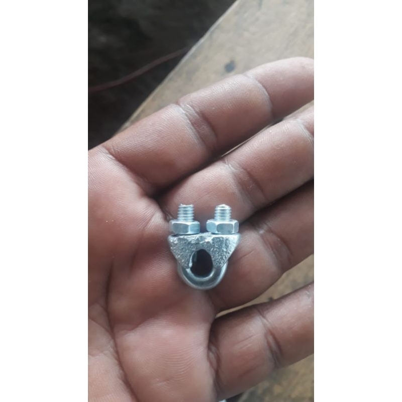 Jual Wire rope clip / klem seling 6mm | Shopee Indonesia