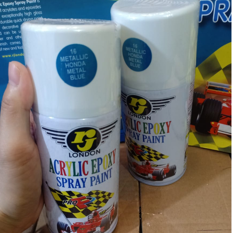 Jual RJ London Pilox Pilok Cat Semprot 300cc - 16 Honda Metal Blue ...