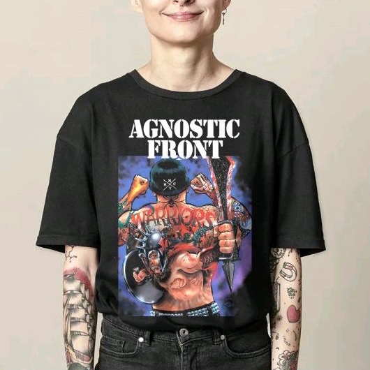 Jual Agnostic Front Warriors Hardcore Band T-shirt/Kaos Band Agnostic ...