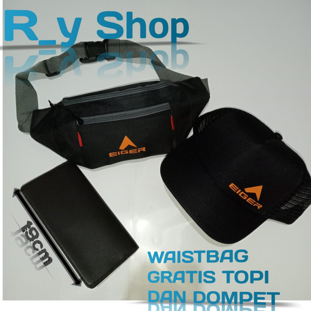Jual Tas Selempang Slempang Pria satu paket Dompet panjang Topi snapback pria DAN Dompet panjang ...