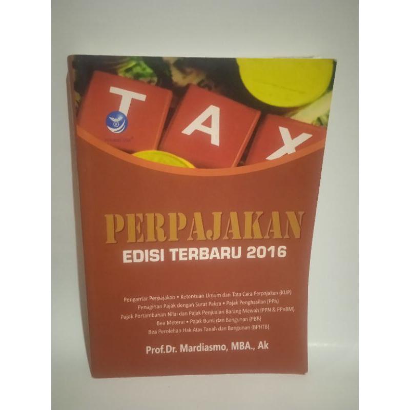 Jual buku perpajakan edisi terbaru 2016 karangan mardiasmo | Shopee ... Jual buku perpajakan edisi terbaru 2016 karangan mardiasmo | Shopee ...
