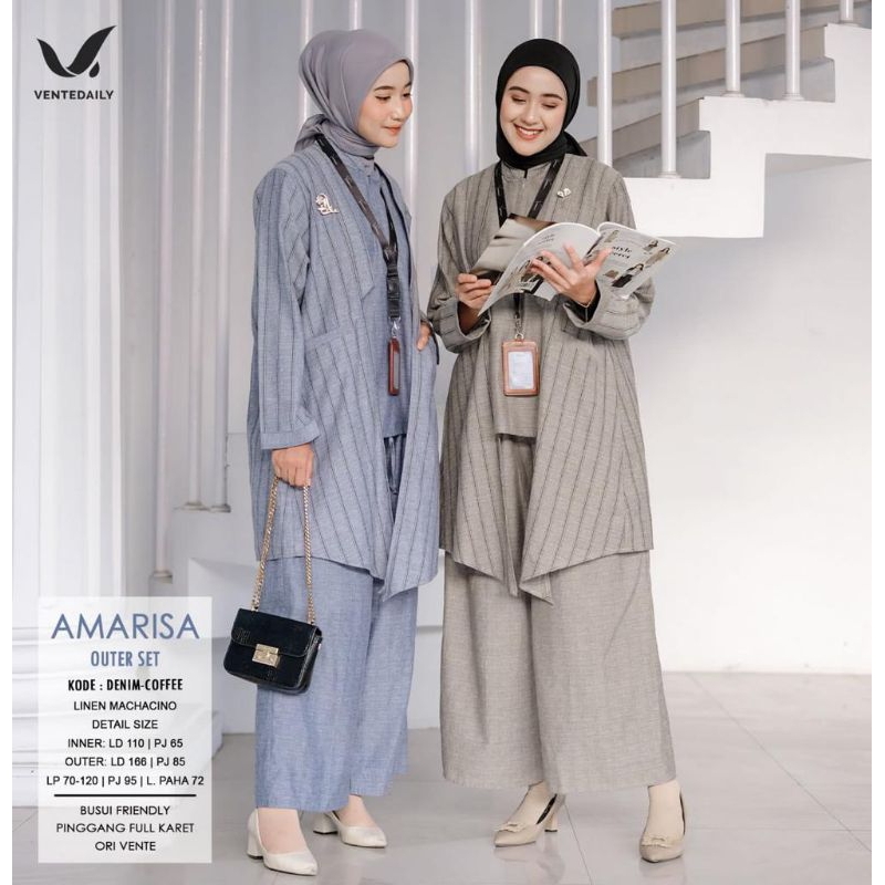 Jual VENTE DAILY AMARISA OUTER SET Terbaru Setelan Kasual OOTD Wanita ...