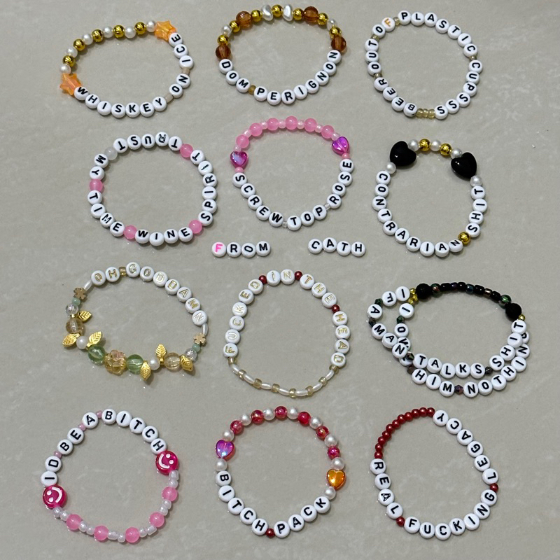 Jual UNHINGED TAYLOR - taylor swift friendship bracelets (gelang ...