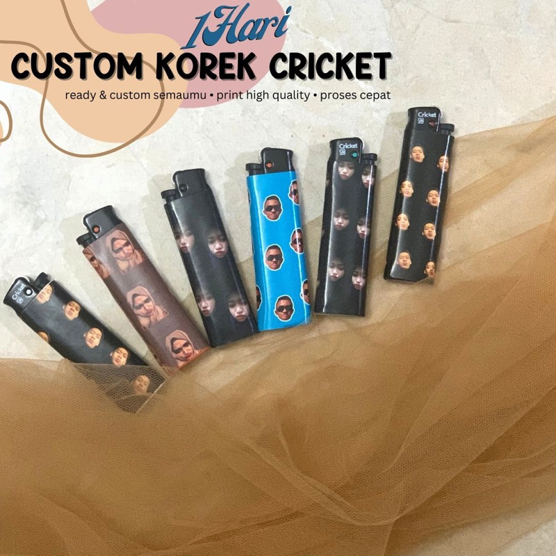 Jual CUSTOM KOREK CRICKET FOTO AYANG | KOREK CUSTOM FOTO TULISAN / FREE ...