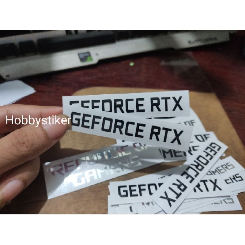 Jual Stiker geforce rtx untuk list pc laptop gaming | Shopee Indonesia