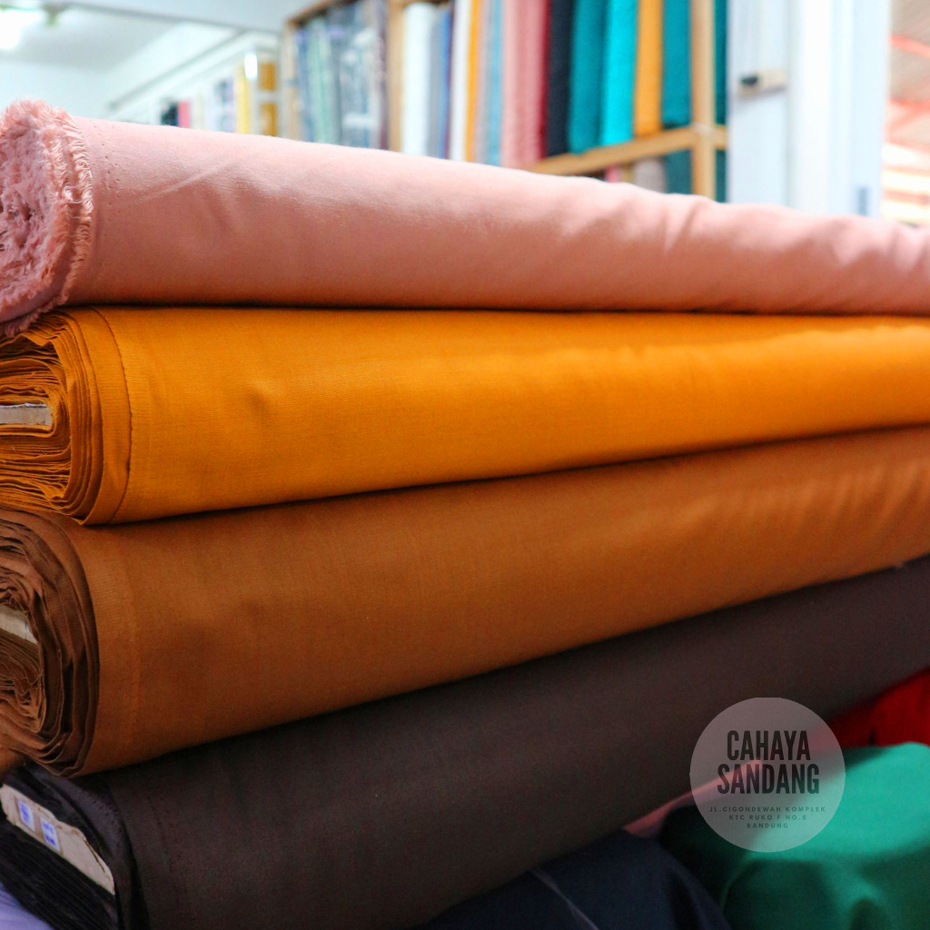 Jual bahan kain katun toyobo premium meteran | Shopee Indonesia