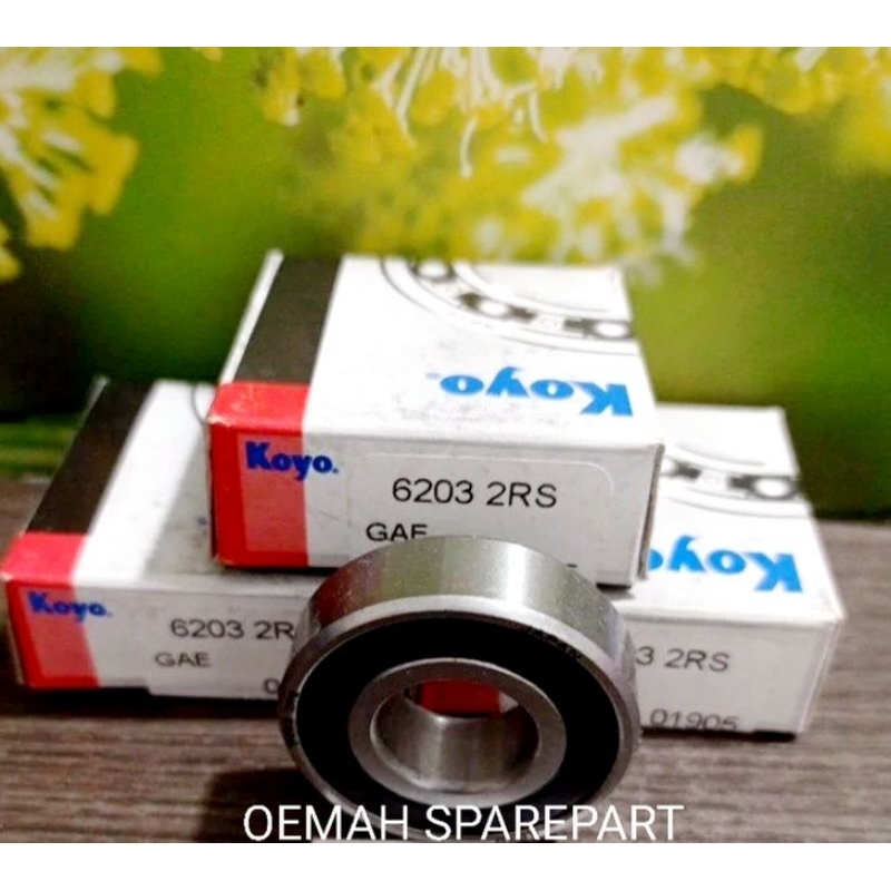 Jual BEARING KOYO 6203 2RS 6203LLU 6203DUL1 TUTUP KARET | Shopee Indonesia