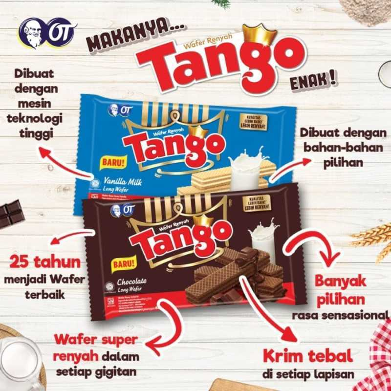 Jual TANGO 47 GRAM PACK ISI 10 SACHET VANILA COKLAT | Shopee Indonesia