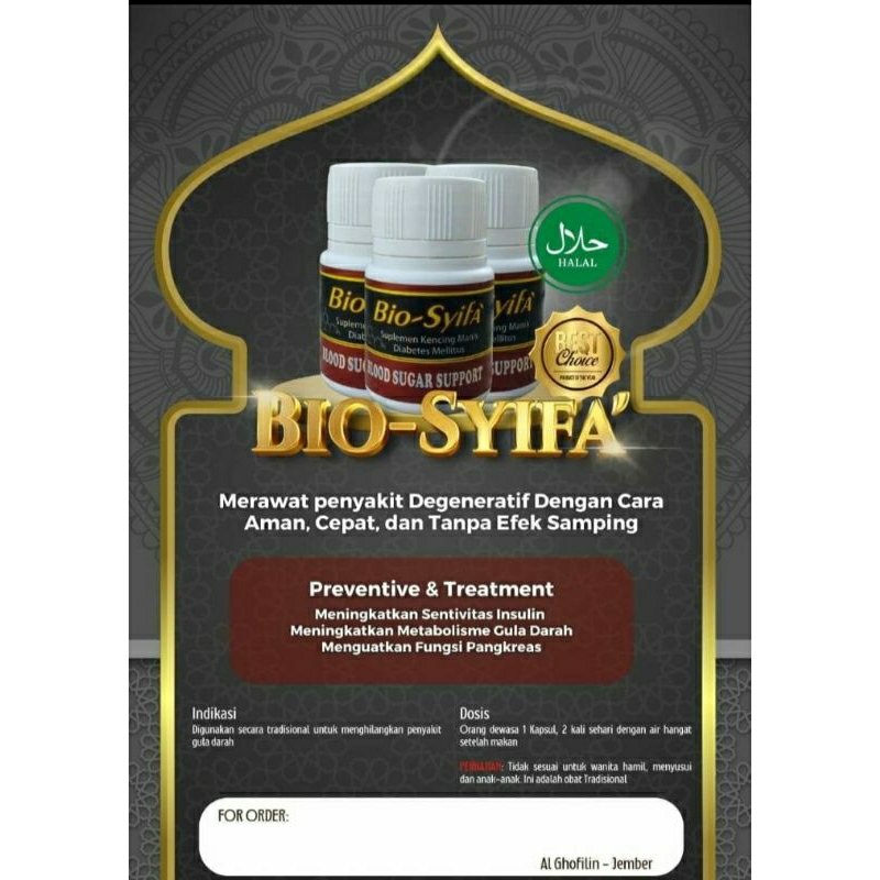 Jual AG Bio Syifa Obat Diabetes Obat pankreas | Shopee Indonesia