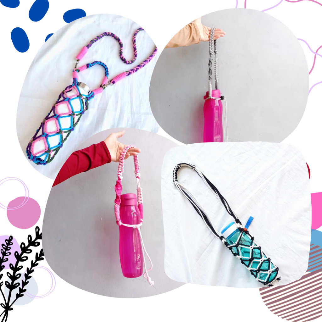 Jual Tas Tumbler || Tas Air Minum || Tas Botol Macrame | Shopee Indonesia