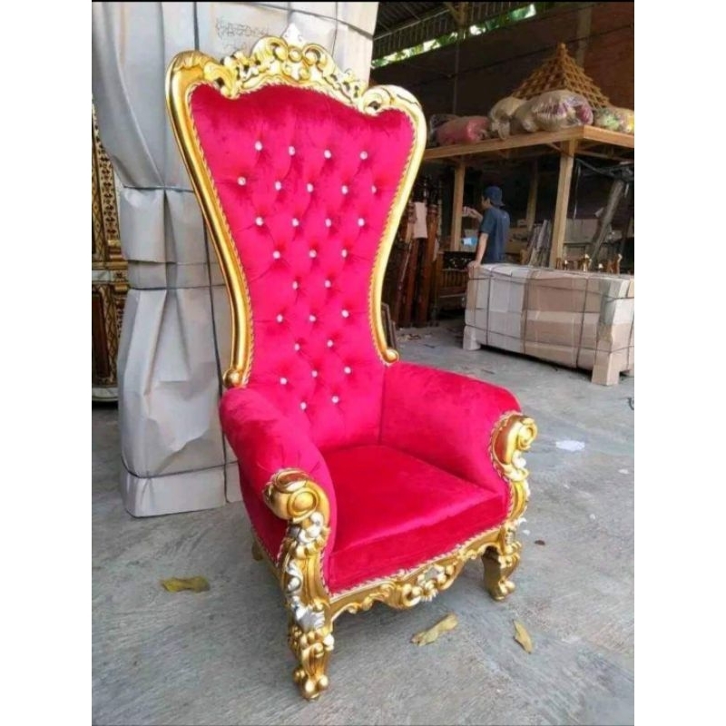 Jual kursi tamu mewah/kursi sofa grade A/kursi raja | Shopee Indonesia