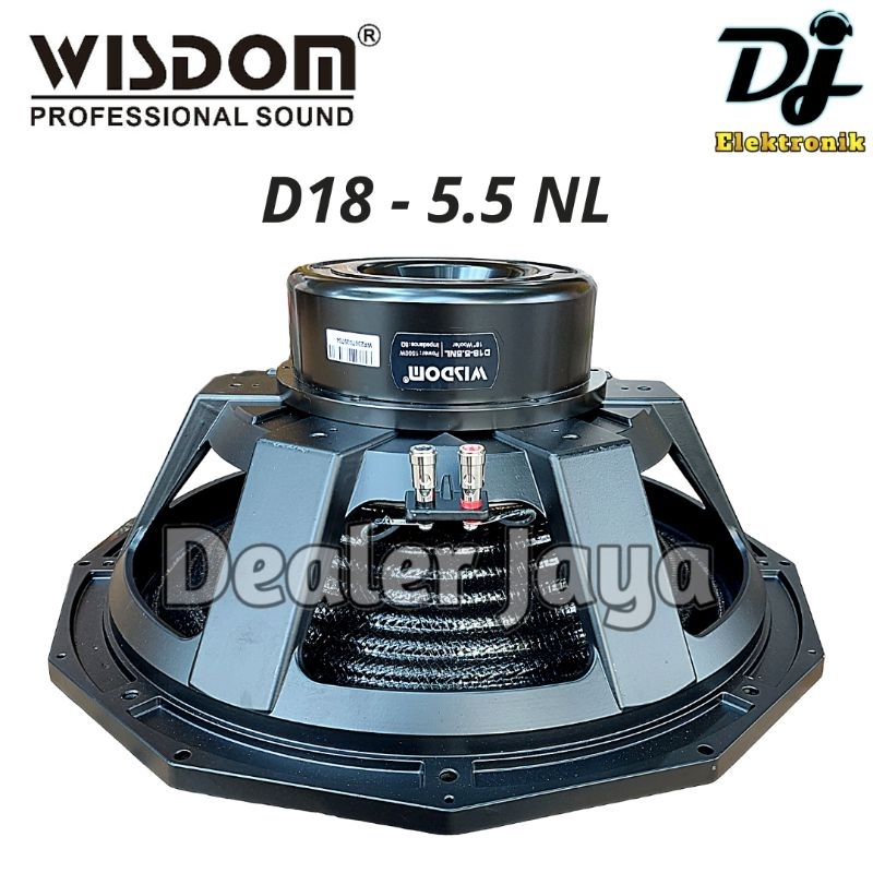 Jual Speaker Komponen Wisdom D18-5.5 NL / D 18 5.5 NL / D185.5NL - 18 ...
