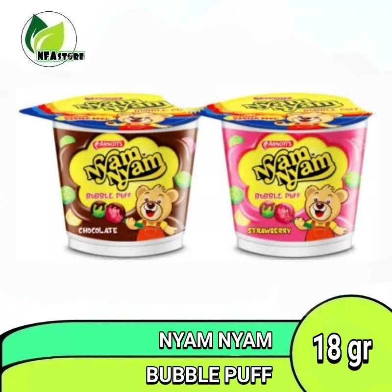 Jual Nyam Nyam Bubble Puff 18 Gr Shopee Indonesia