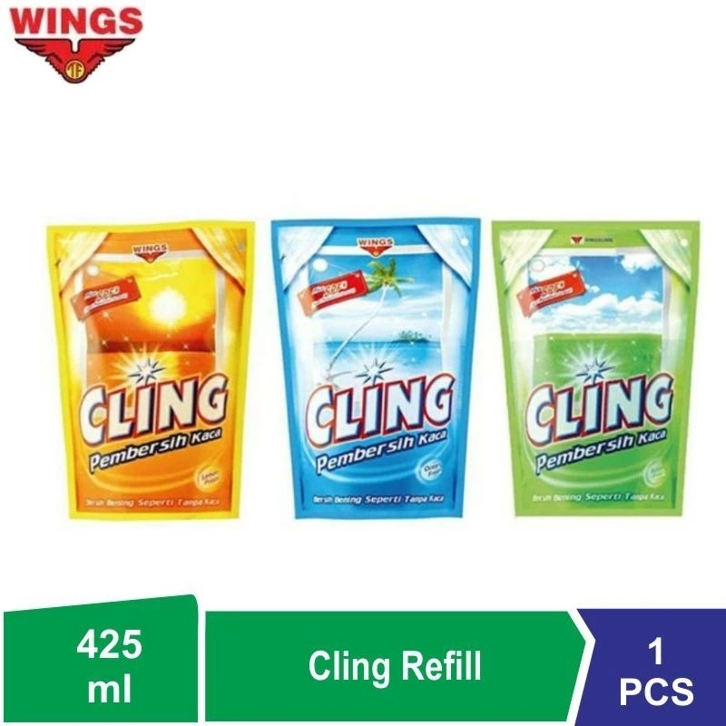 Jual Cling Pembersih Kaca Refill 400ml | Shopee Indonesia