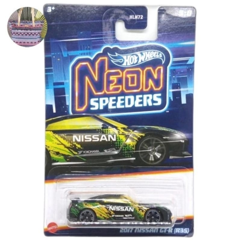 Jual Hot Wheels Neon Speeders 2017 Nissan GTR (R35) | Shopee Indonesia