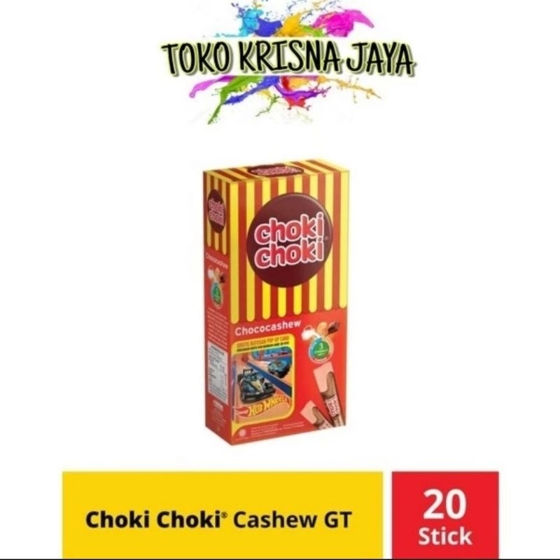 Jual CHOKI CHOKI CHOCOCASHEW KEMASAN 1 PACK ISI 20PCS X 9 GRAM | Shopee ...