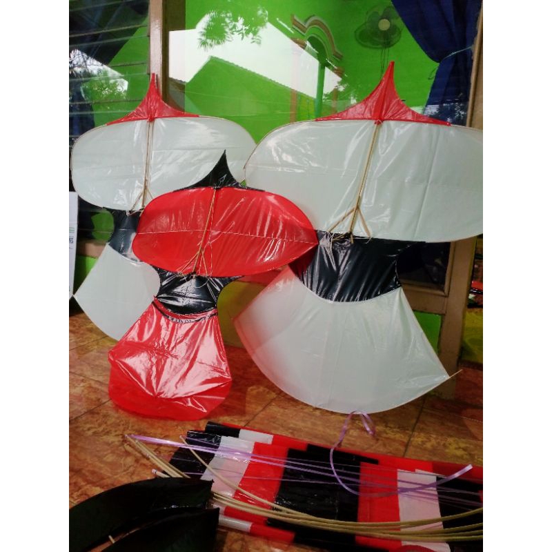 Jual layangan janggan mini/ raja naga ukuran 40cm, 50cm, 70cm | Shopee ...