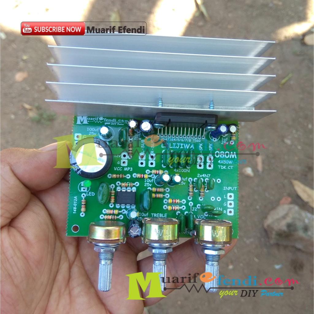 Jual KIT Power Amplifier SOUNDTONE TDA7388 200W 4x50w DC 12v NON CT | Shopee Indonesia