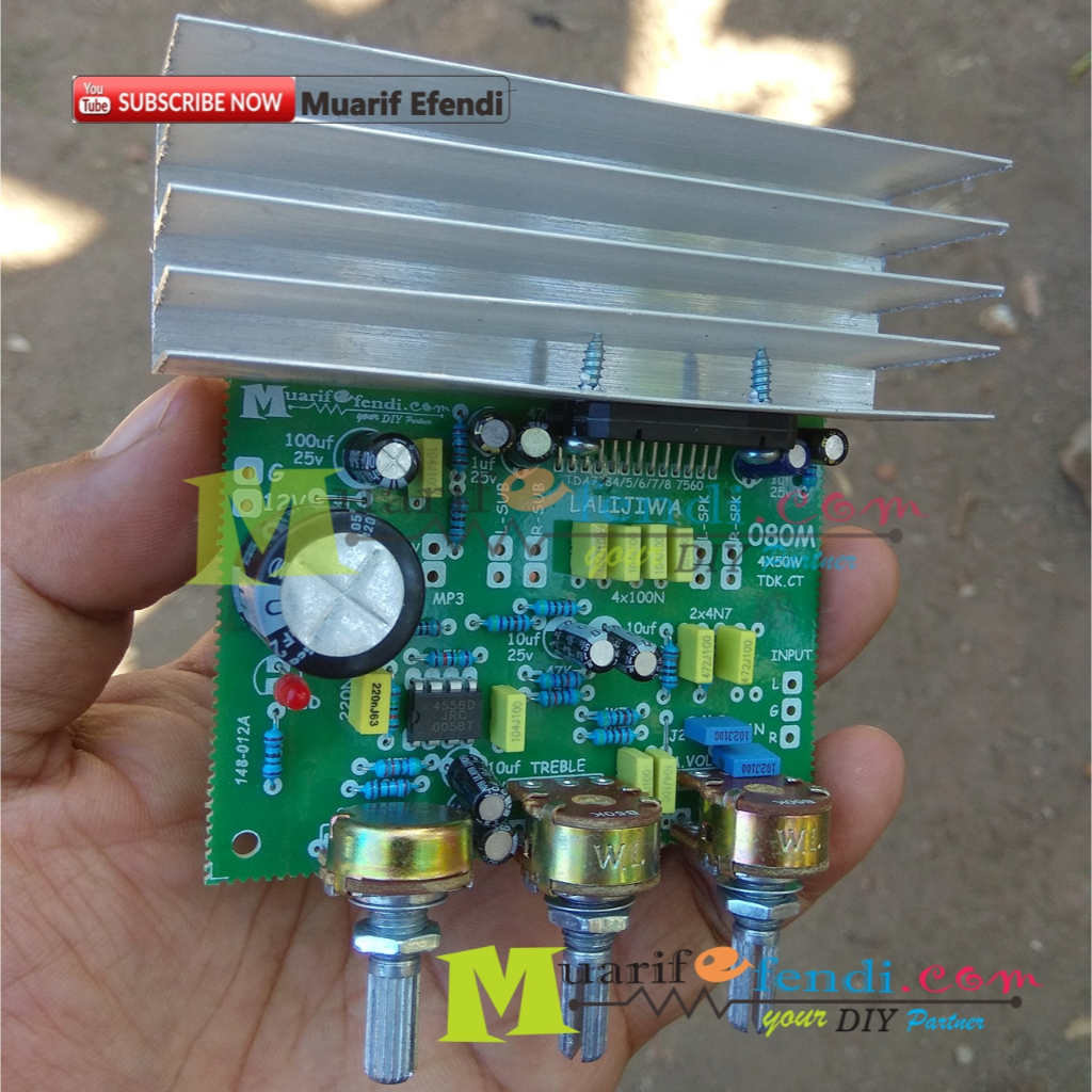 Jual KIT Power Amplifier SOUNDTONE TDA7388 200W 4x50w DC 12v NON CT | Shopee Indonesia