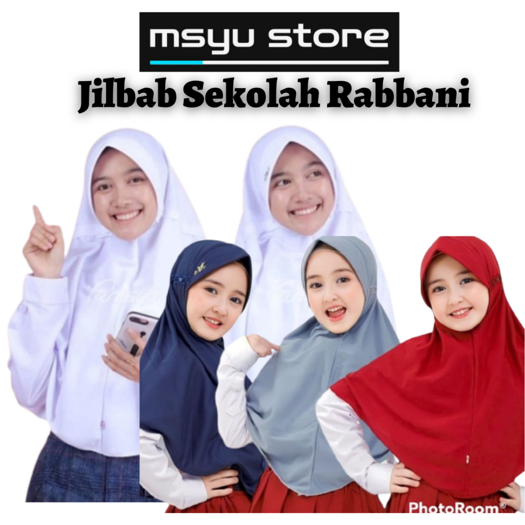 Jual Jilbab Sekolah / Jilbab Sekolah Serut Rabbani SD SMP SMA | Shopee ...
