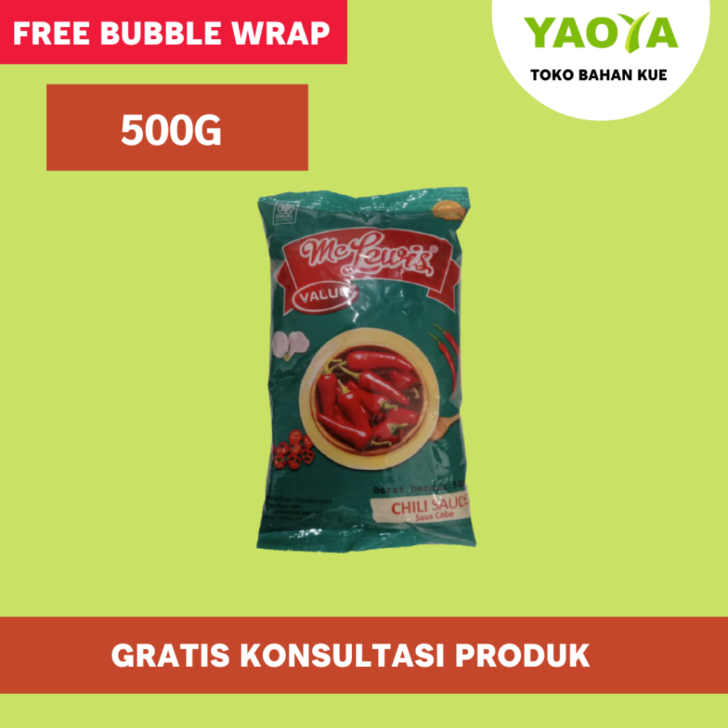 Jual MC LEWIS VALUE CHILI SAUCE 500G A4 | Shopee Indonesia