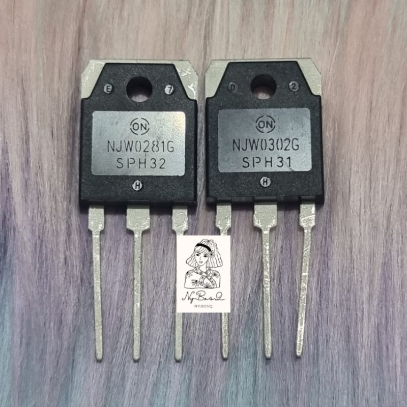 Jual TRANSISTOR TR NJW0302 NJW0281 NJW 0302 0281 ORIGINAL 1SET | Shopee Indonesia