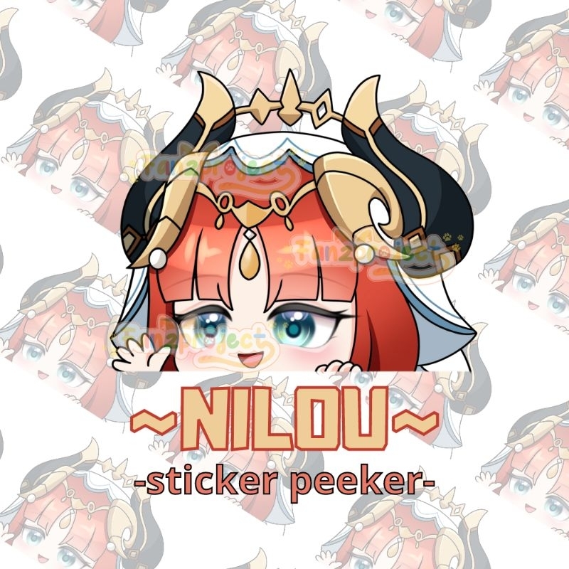 Jual STICKER INTIP ANIME NILOU GENSHIN IMPAACT (WATERPROOF) | Shopee ...