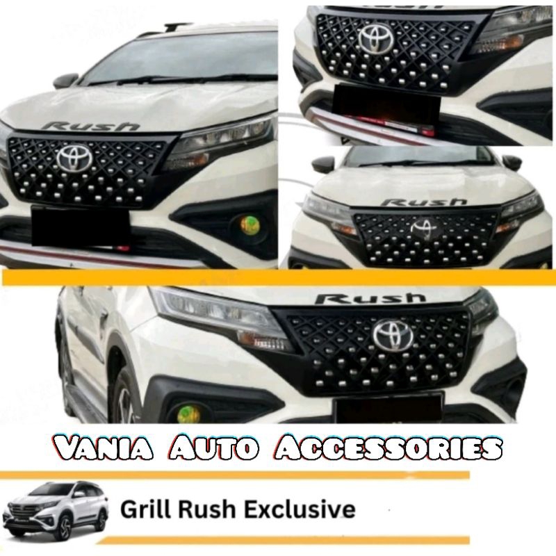 Jual Front Grille Grill depan all new rush terios modullo exclusive ...
