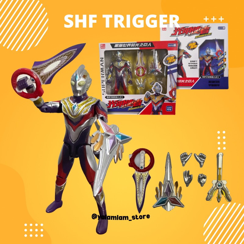 Jual Ultraman Trigger Multi SHF Ultra Action Figure Ultraman Z Delta ...