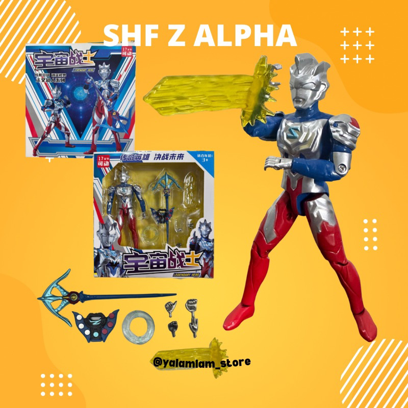 Jual Ultraman Trigger Multi SHF Ultra Action Figure Ultraman Z Delta ...