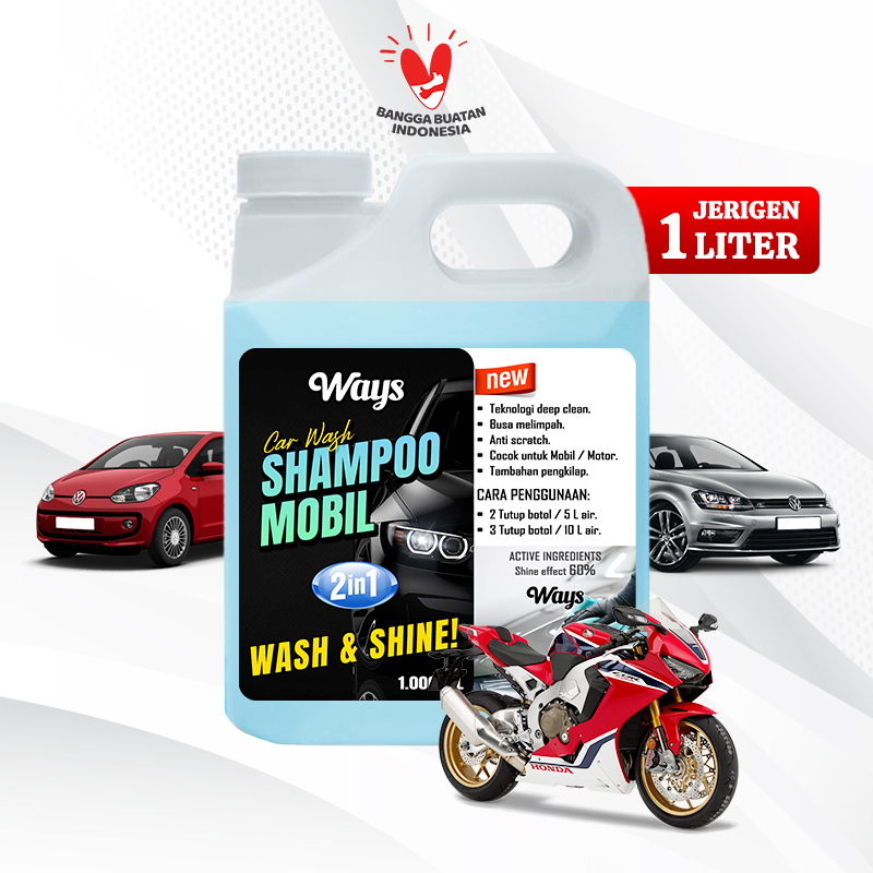 Jual 2in1 Shampoo Salju + Pengkilap Mobil Motor / Car Shampoo / Sampo ...