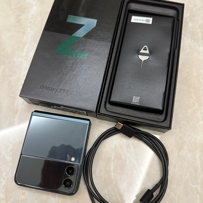 Jual samsung zflip 3 green 8/256 2022 second bekas | Shopee Indonesia