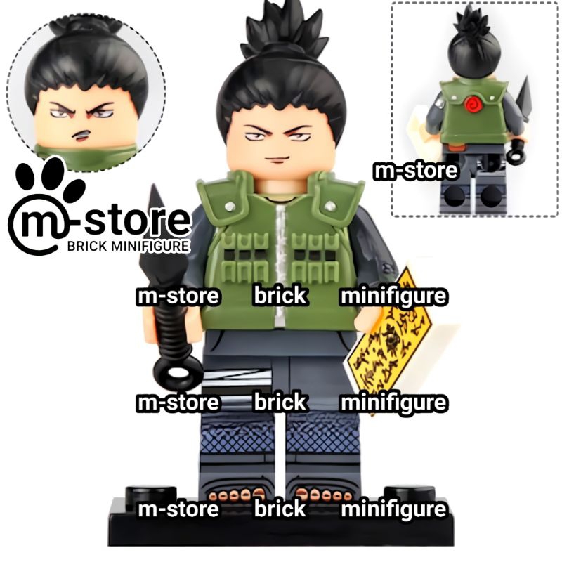 Jual brick naruto nara shikamaru mini toy figure | Shopee Indonesia