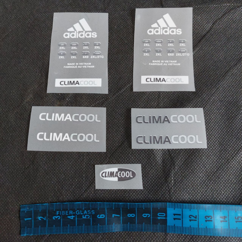 Jual Size Label Tag Ukuran Leher Adidas Climacool untuk Jersey Patch ...