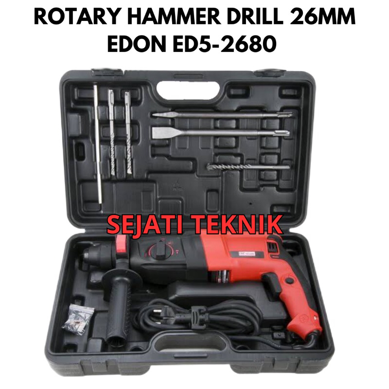 Jual EDON mesin bor bobok tembok 26mm rotary drill hamers 26mm | Shopee ...