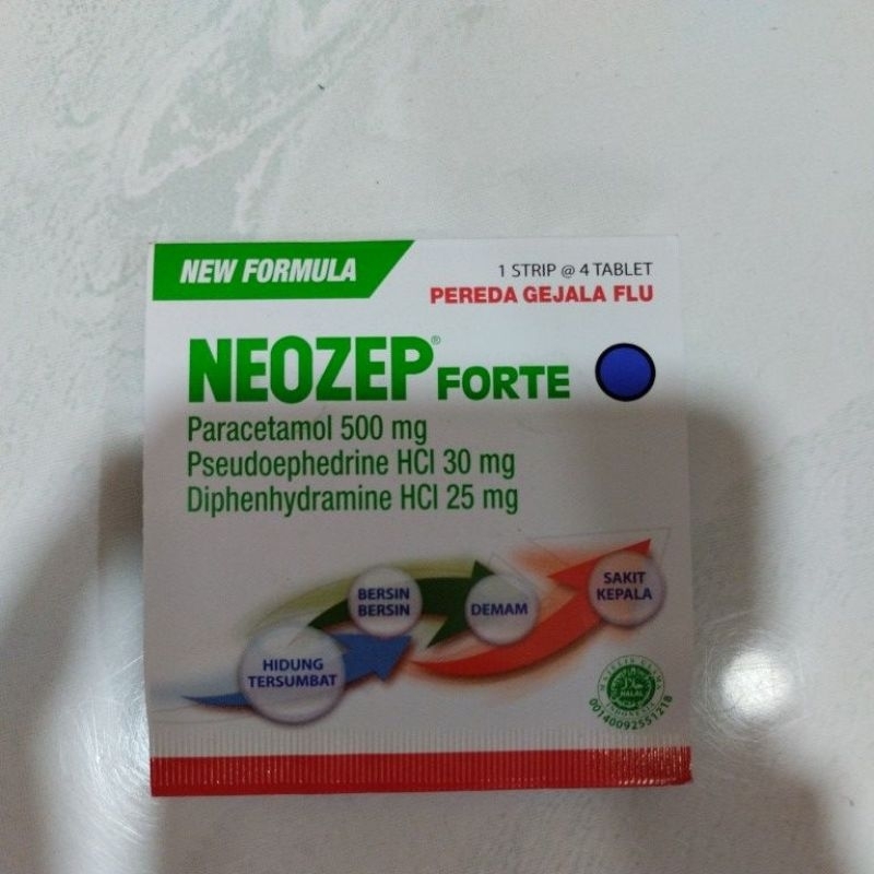 Jual Neozep Strip Isi 4 Tablet / Meredakan Gejala Flu | Shopee Indonesia