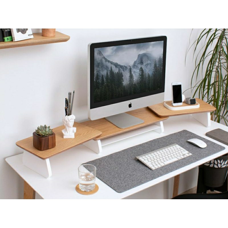 Jual Meja Monitor Aesthetic, Stand monitor Elegan, Stand Monitor Imac ...
