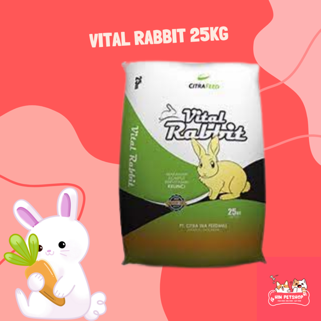 Jual Makanan Kelinci - Vital Rabbit 25kg (INSTANT) | Shopee Indonesia