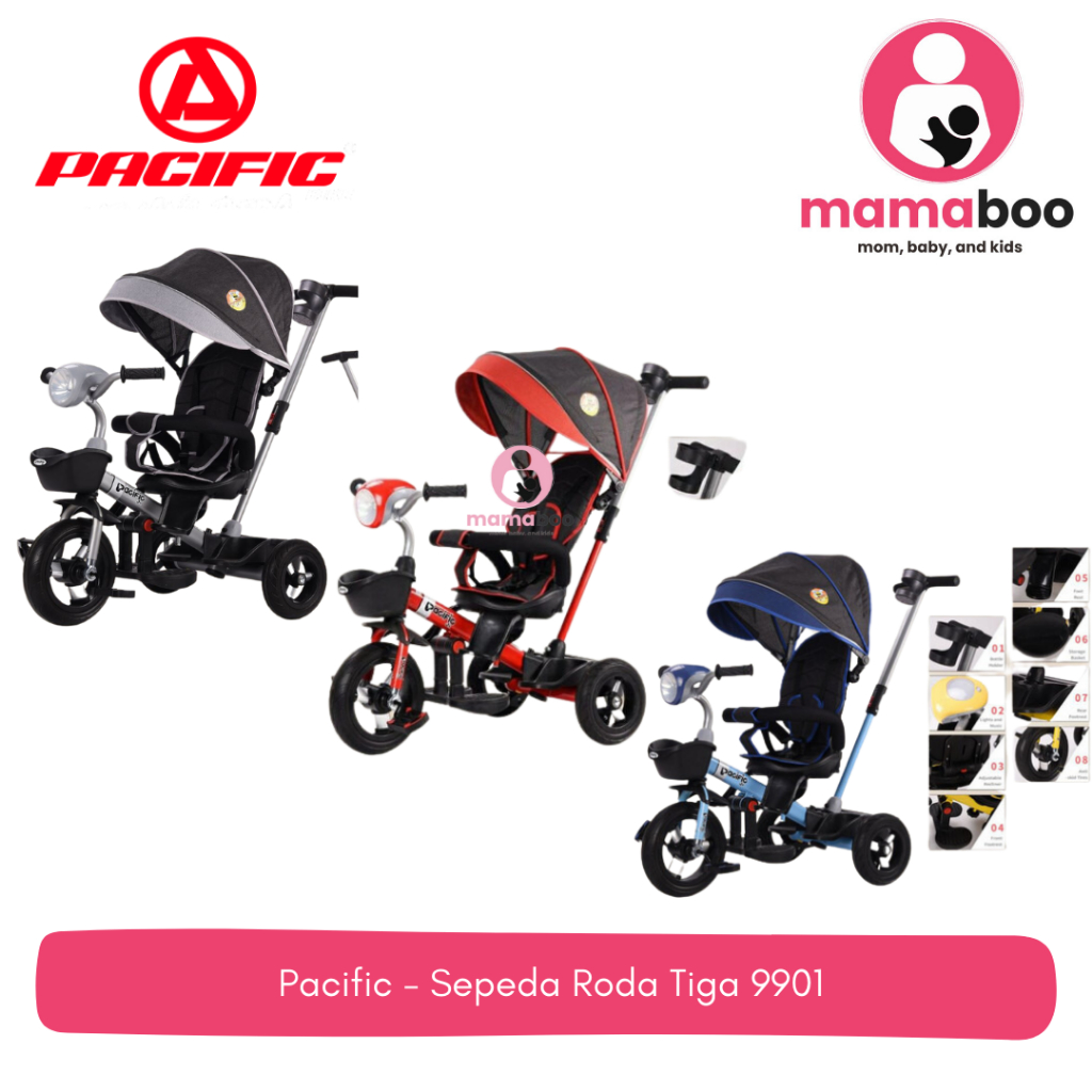 Jual Pacific - Sepeda Roda Tiga 9901 | Shopee Indonesia
